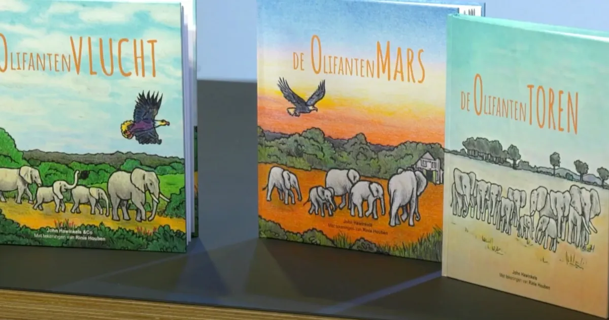 De Olifantenmars derde kinderboek van John Hawinkels