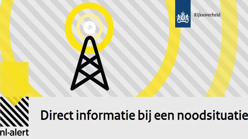 NL-Alert testbericht verzonden