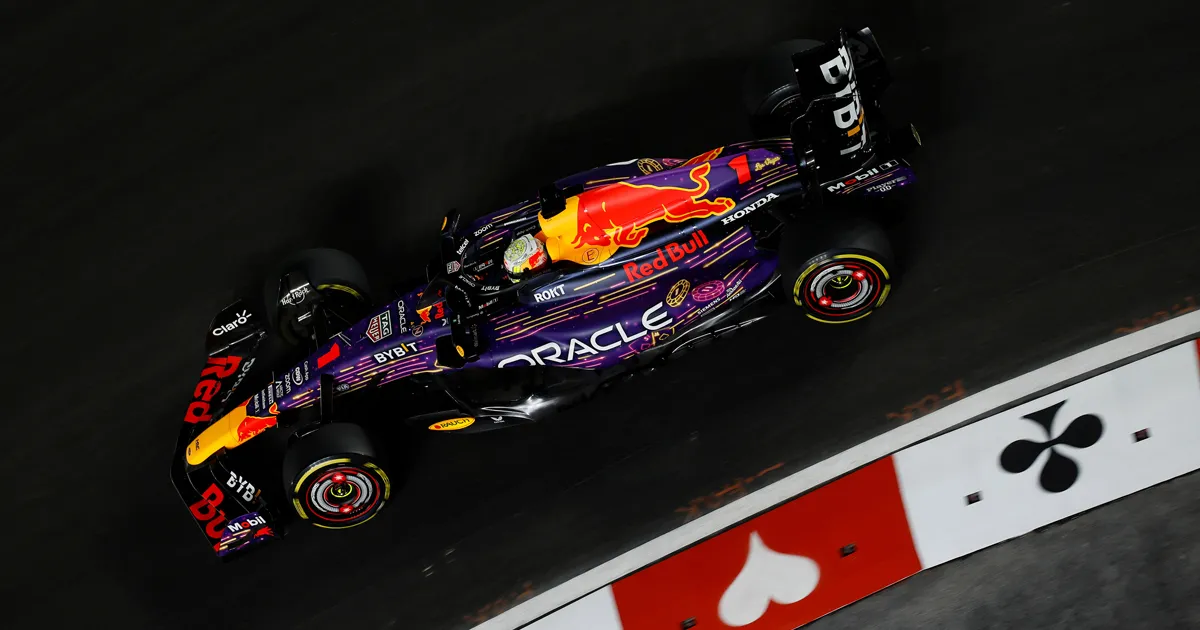 Ferrari snelste in tweede vrije training Las Vega, Verstappen zesde