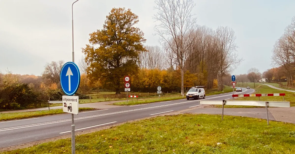 Maatregelen tegen oversteken Middenweg/N276 bij Geleenbeek