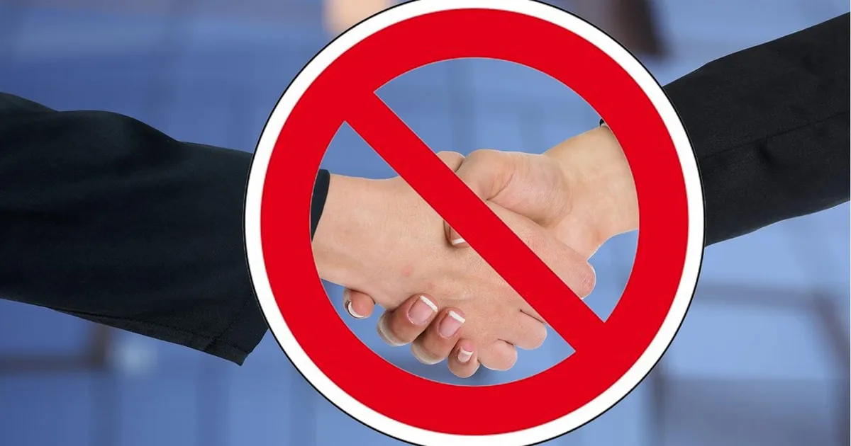 ‘Geen handen schudden is het eerste signaal’