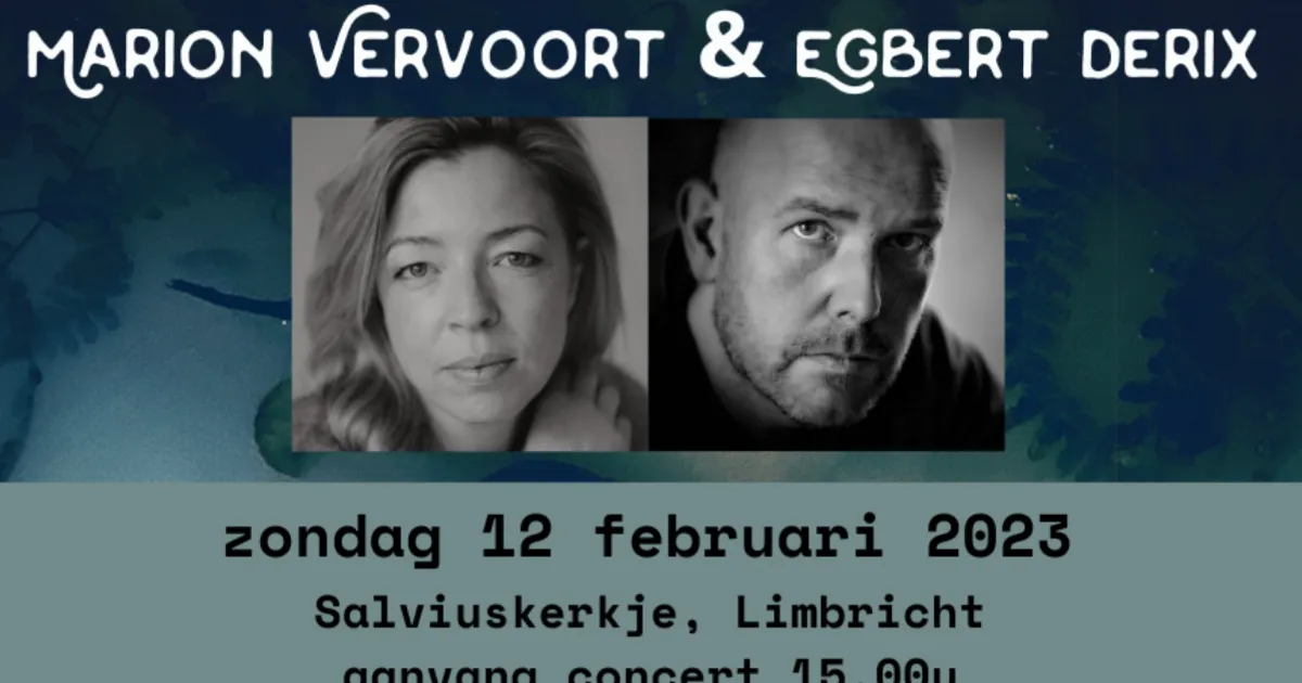 Marion Vervoort en Egbert Derix in oude Salviuskerkje