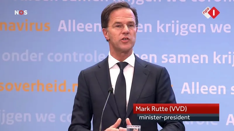 Vanavond persconferentie over corona met Rutte en De Jonge