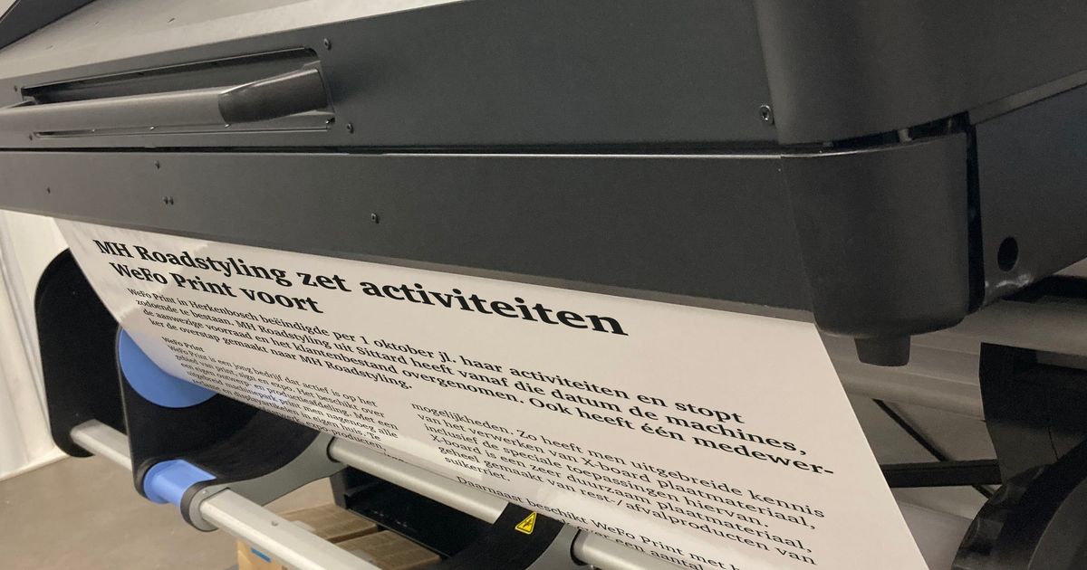 MH Roadstyling zet activiteiten WeFo Print voort