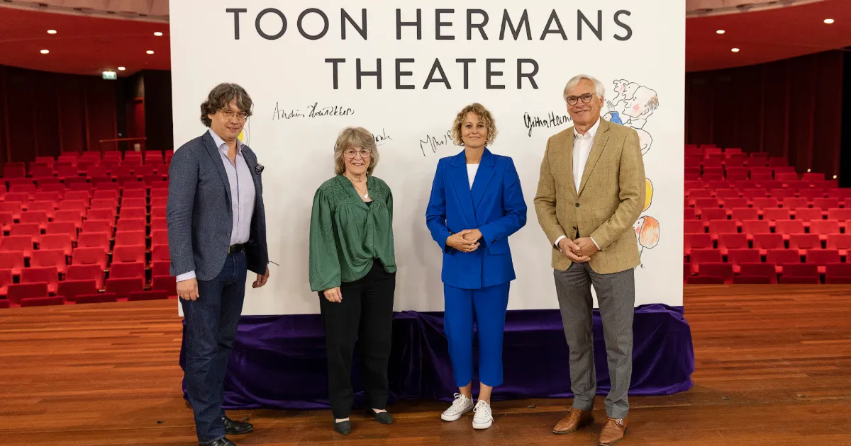 Schouwburg De Domijnen heet vanaf 17 december Toon Hermans Theater