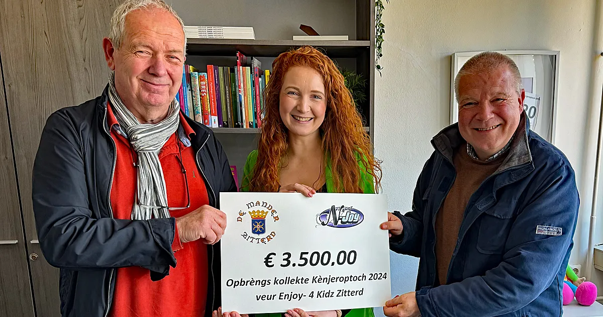 De Mander haalde mooi bedrag op tijdens Kinderoptocht Sittard