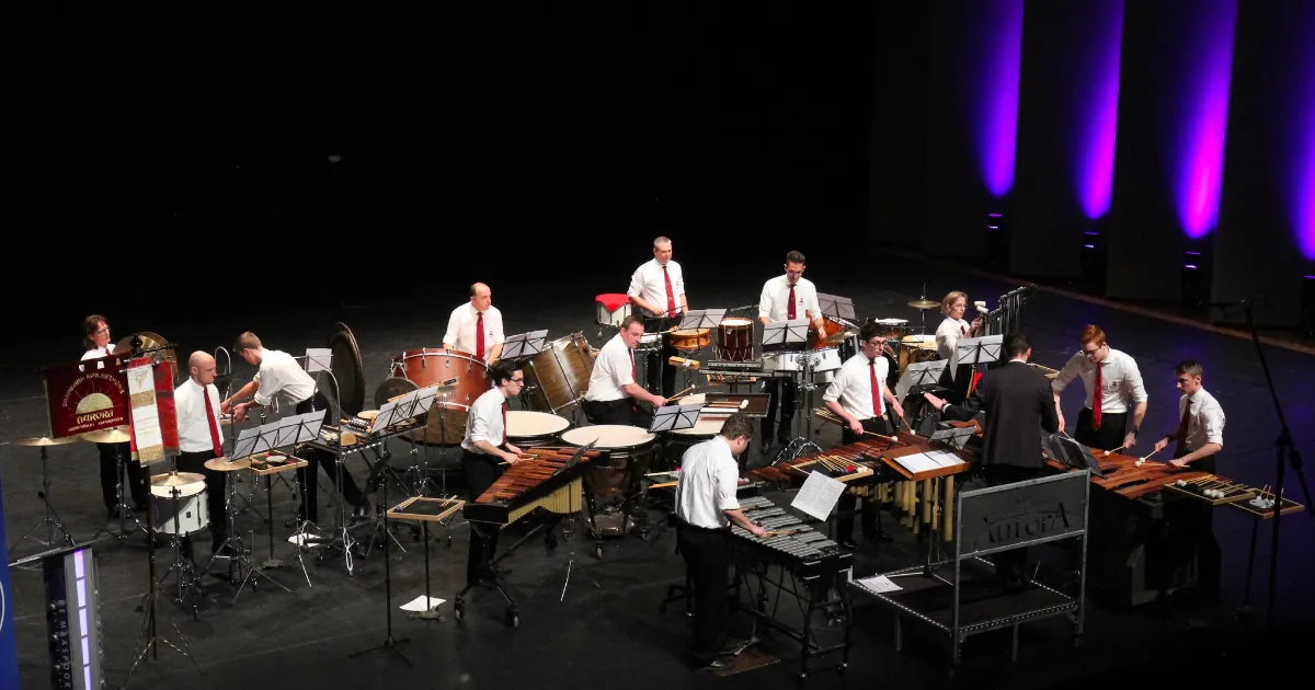 Slagwerkers KH Aurora nemen na 3 decennia jaar weer deel aan het NK