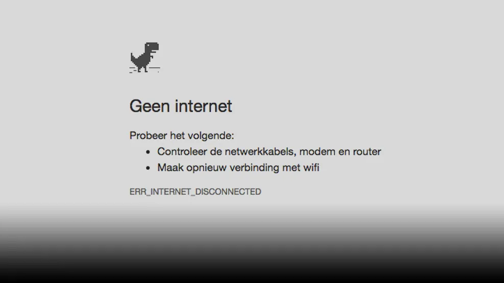 Storing bij KPN legt deel internetverkeer plat