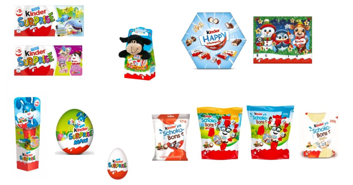 Veiligheidswaarschuwing voor enkele producten van Ferrero uitgebreid