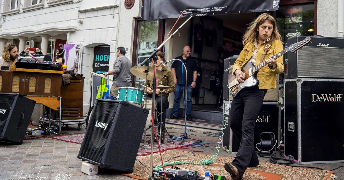 DeWolff presenteerde nieuwste album bij Music Machine