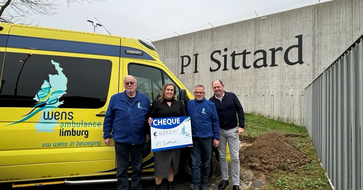 Gedetineerden en medewerkers van PI Sittard zamelen ruim 4300 euro in ...