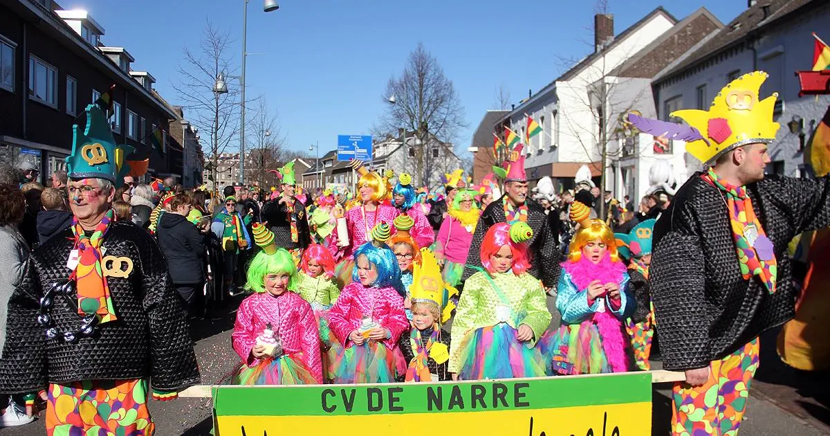 Route en aansluitend programma Sittardse kinderoptocht