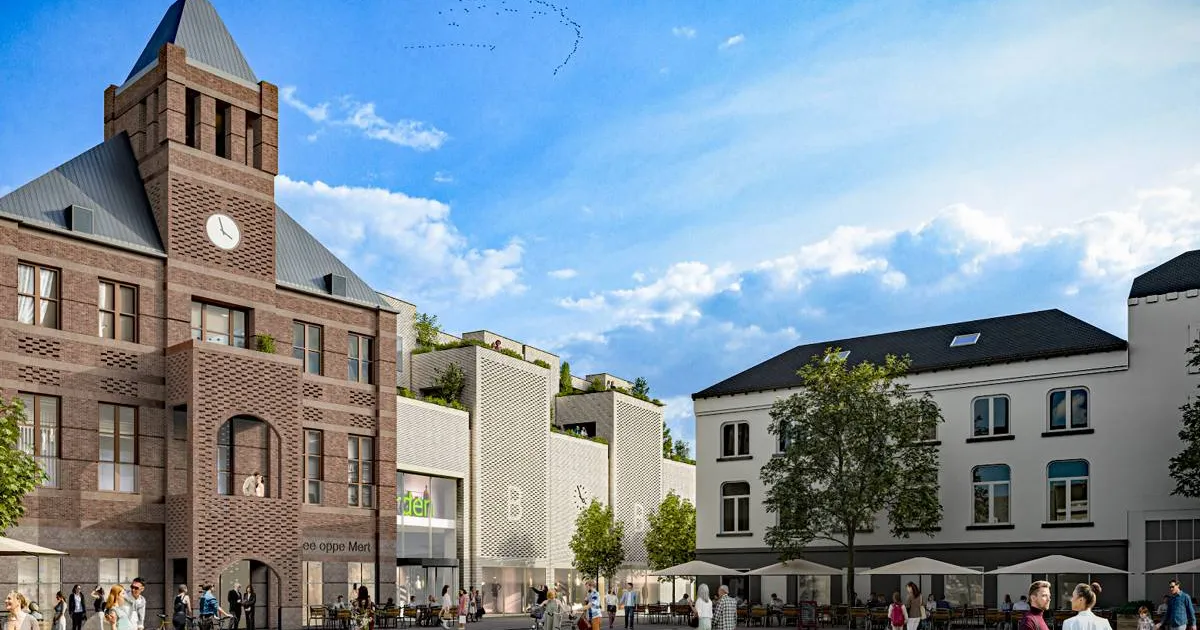 Model of redevelopment of the former V&D building on display at Berden ...