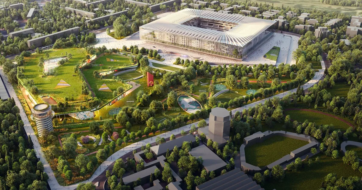 Inter Milan afslører billeder af deres nye stadion