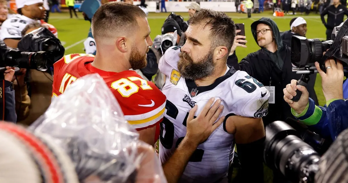 Travis Kelce støtter bror Jason efter mobil-skandale