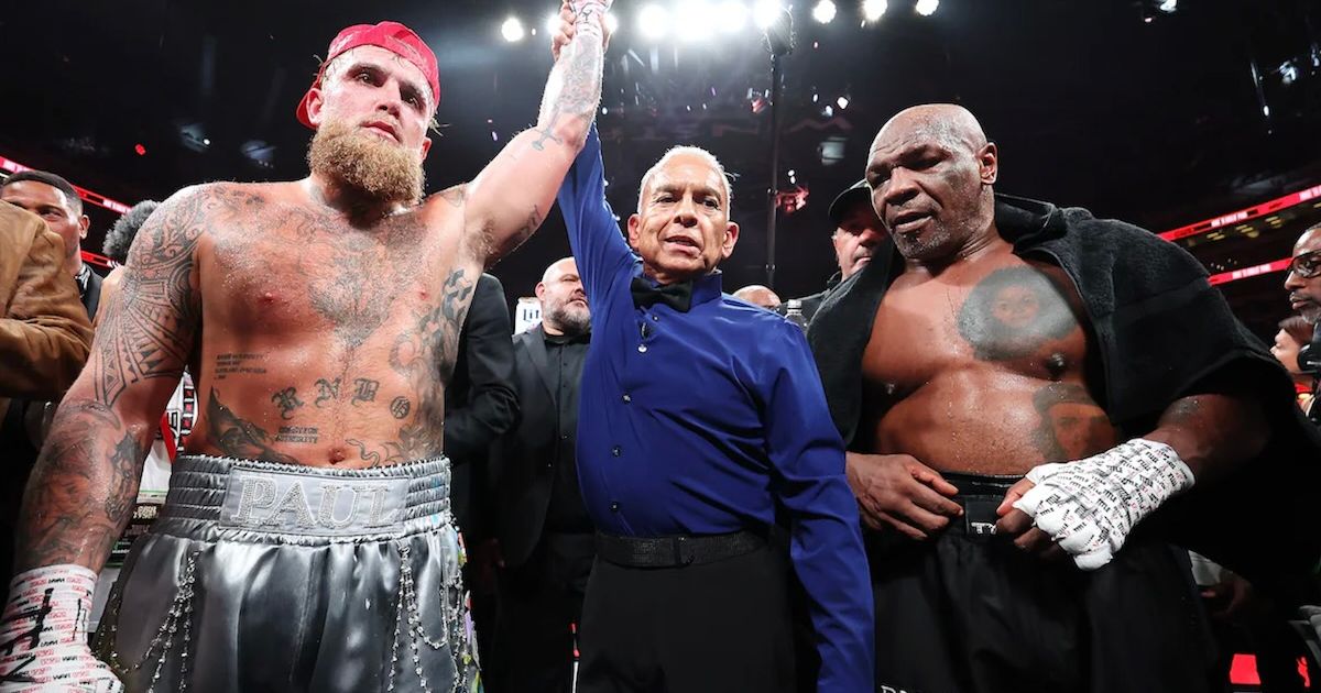 Mike Tyson og Jake Paul genforenet for første gang siden deres ...