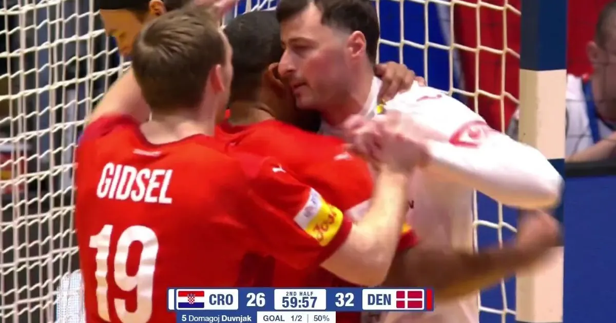 Domagoj Duvnjak rørt over gestus fra de danske håndboldherrer