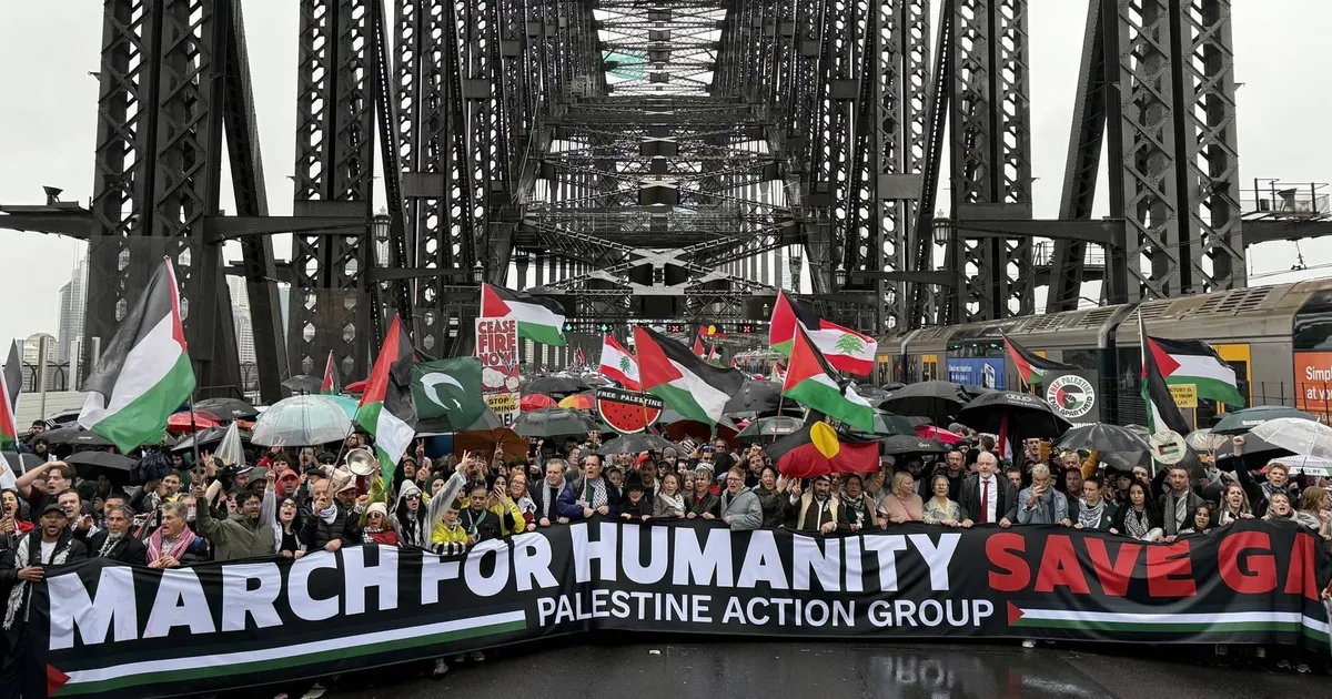 Duizenden Australiërs demonstreren voor vrede in Gaza
