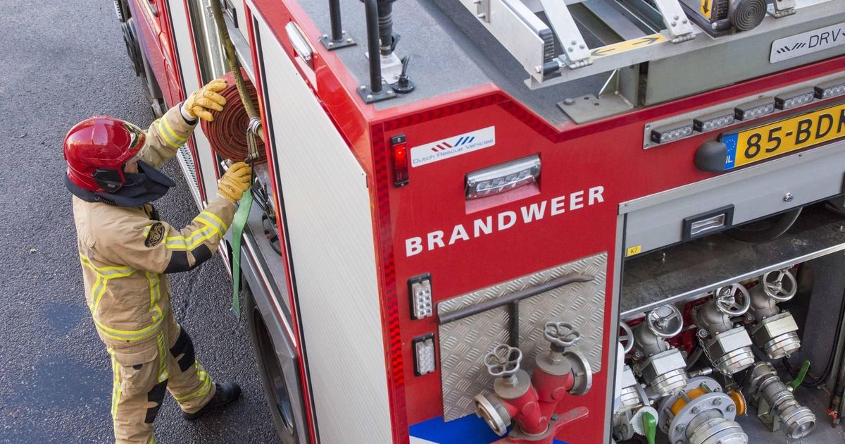 Zware brand in loods in Limburgse Brunssum