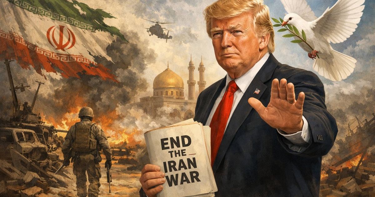 Trump wil snel einde Iran-oorlog | DDS