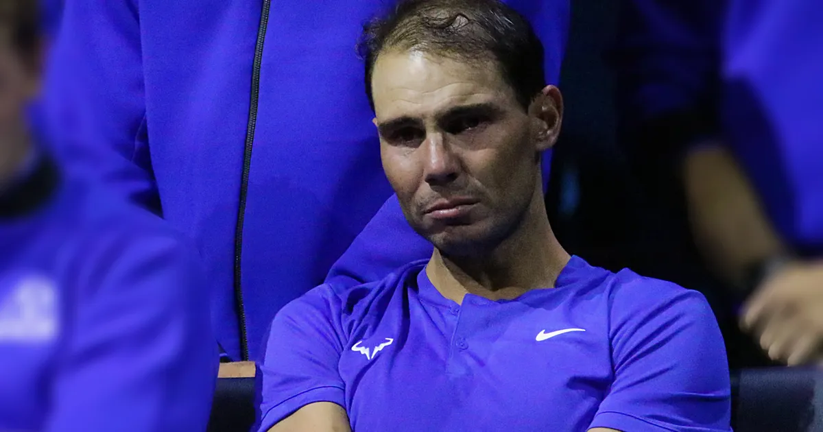WATCH: Rafael Nadal breaks down in tears next to retiring Roger Federer