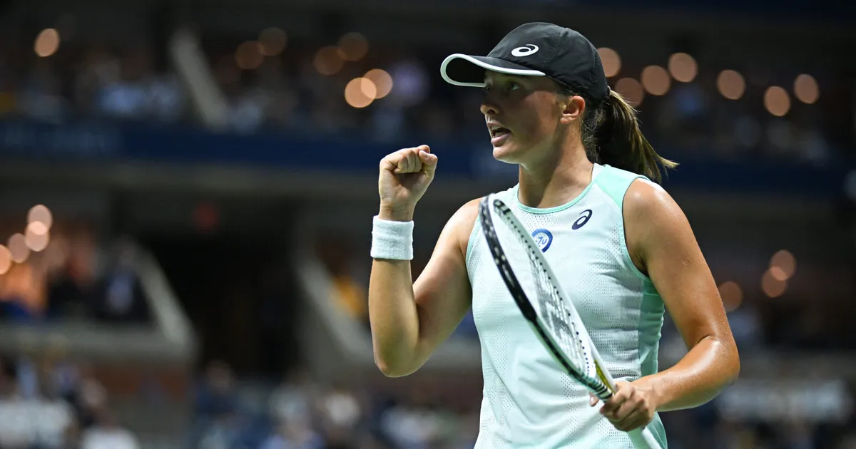 Iga Swiatek surges past Jasmine Paolini to reach first grass final in Bad Homburg