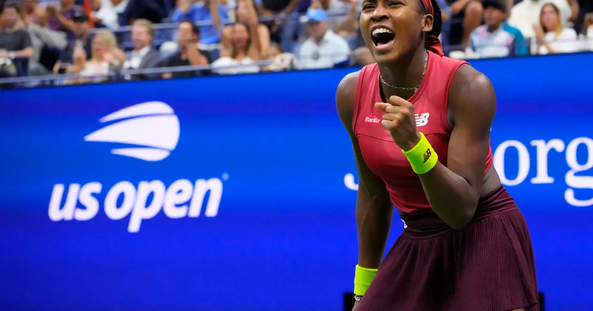 US Open-Siegerin Coco Gauff spendet Outfit und Schuhe vom Grand Slam für die Ausstellung in der ...