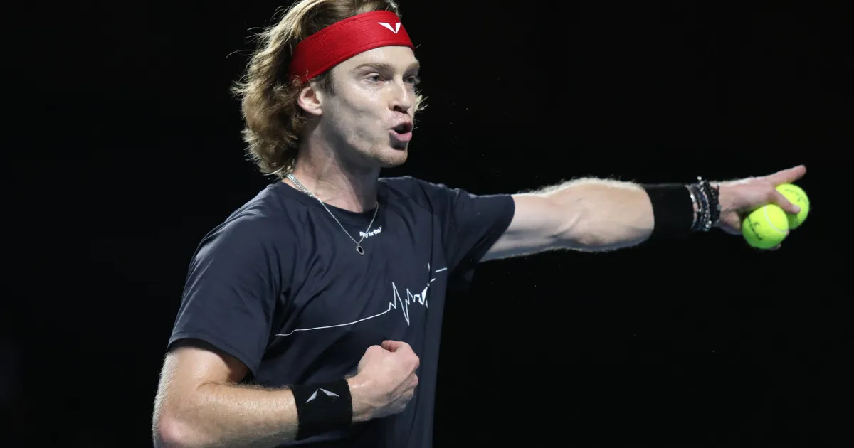 Rublo reigns supreme: Andrey Rublev wins Ultimate Tennis Showdown in ...