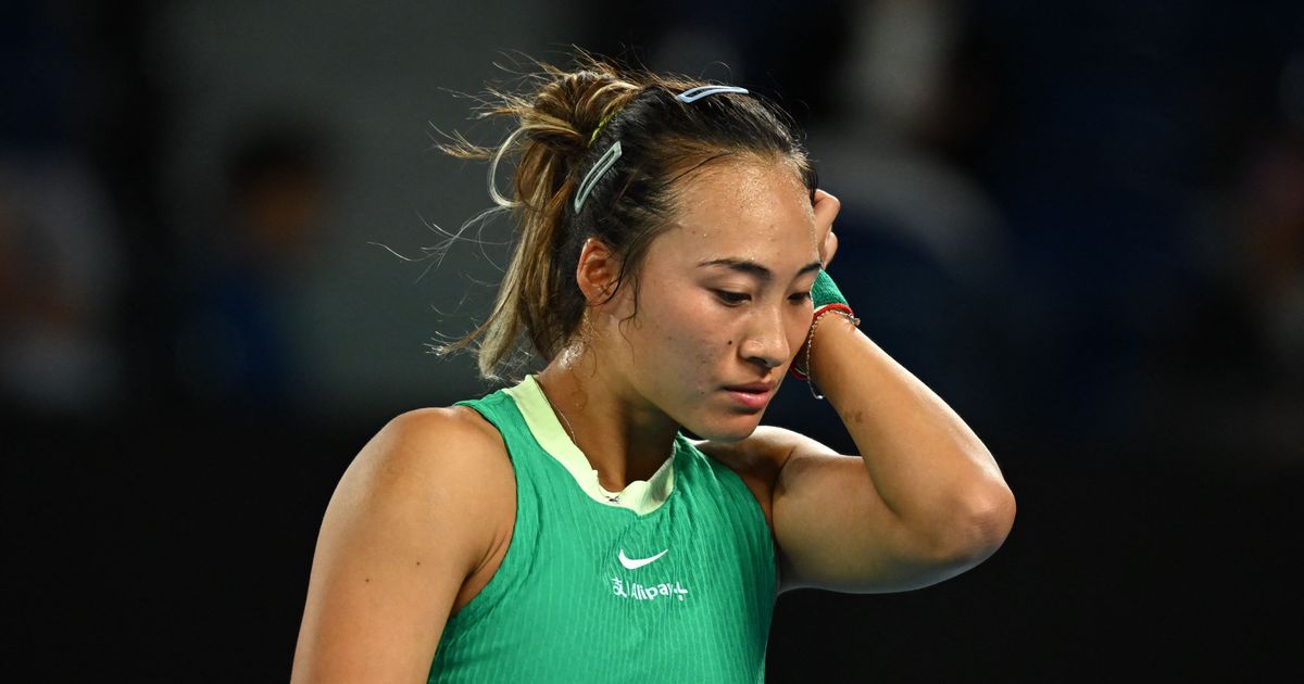“I need to start all over again”: Zheng Qinwen in tears after Roland ...