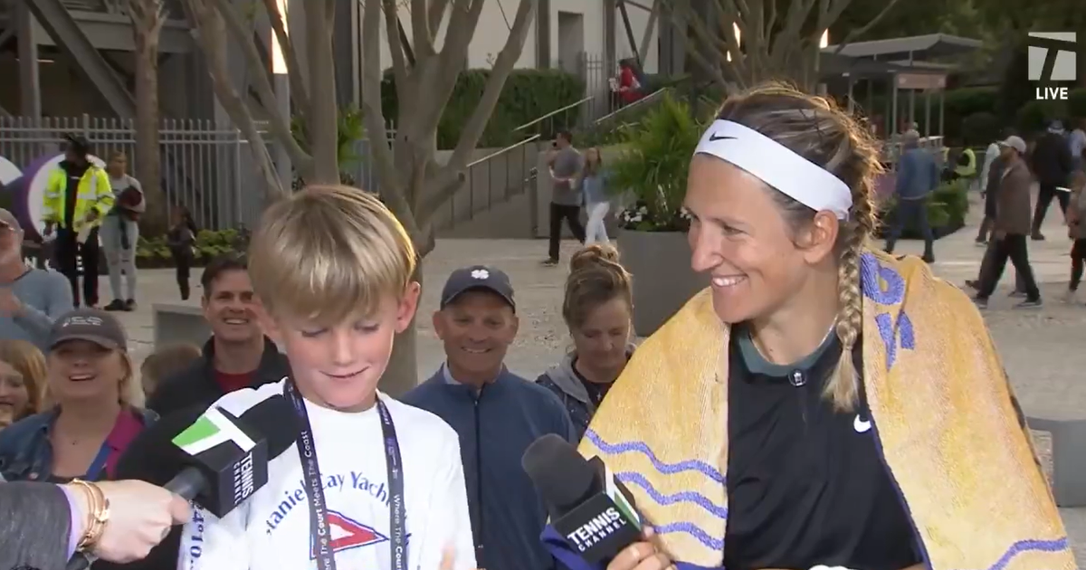 (VIDEO) Victoria Azarenka's seven-year-old son Leo turns star of the ...