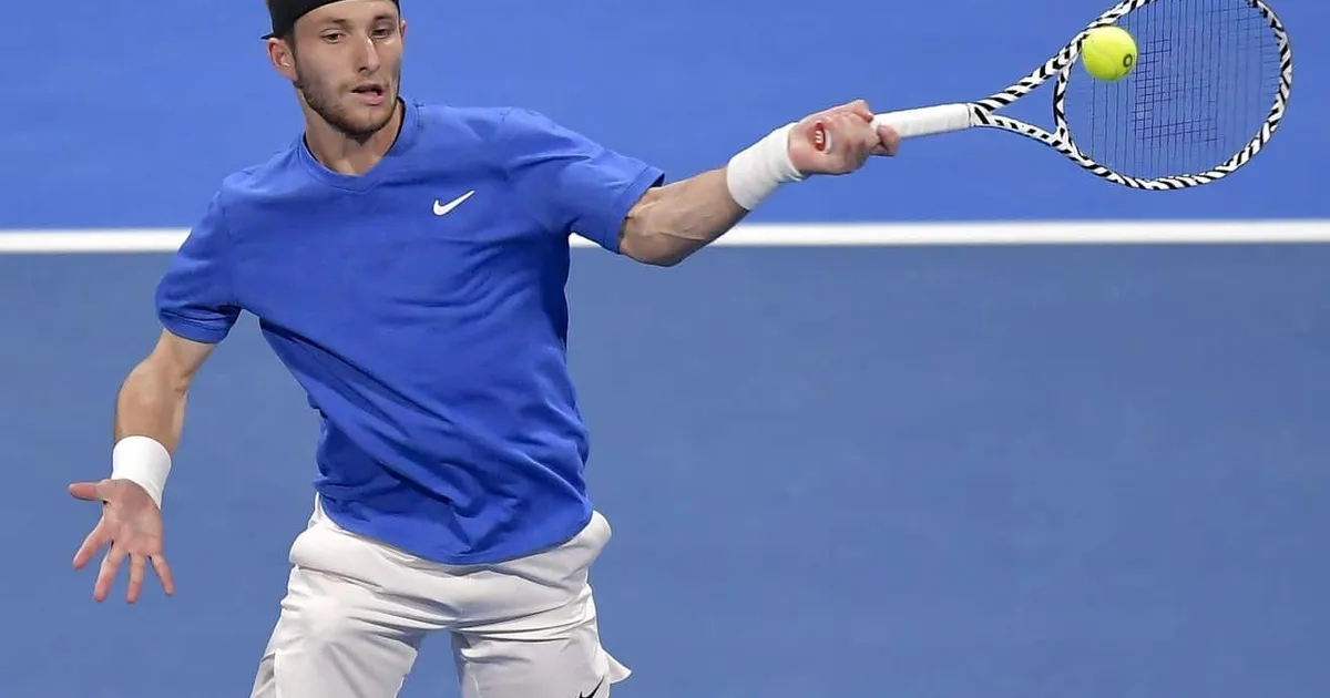 Corentin Moutet, picante contra la afición chilena en el partido contra Alejandro Tábilo en el ...