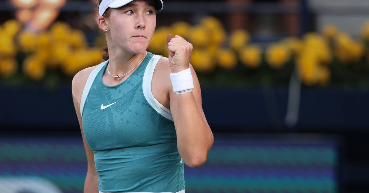 Spectacular Mirra Andreeva takes down Svitolina in Indian Wells ...
