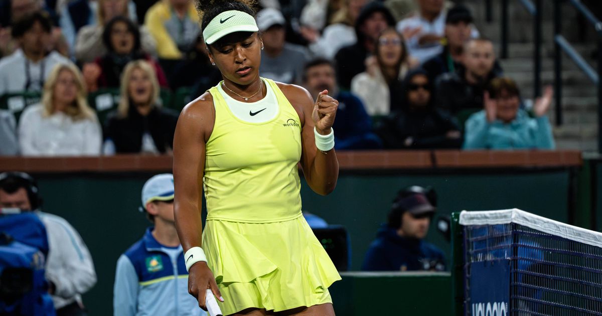 Naomi Osaka survives first-round scare at Miami Open, sets up Samsonova ...