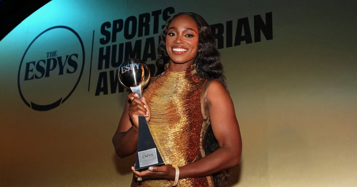 Sloane Stephens shines at 2025 ESPYs, honored with Muhammad Ali Sports ...