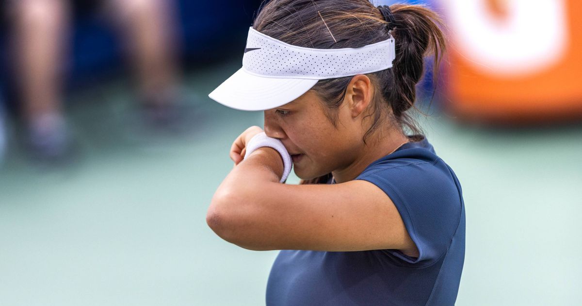 Hobart International: Rainy conditions causes Emma Raducanu's first ...