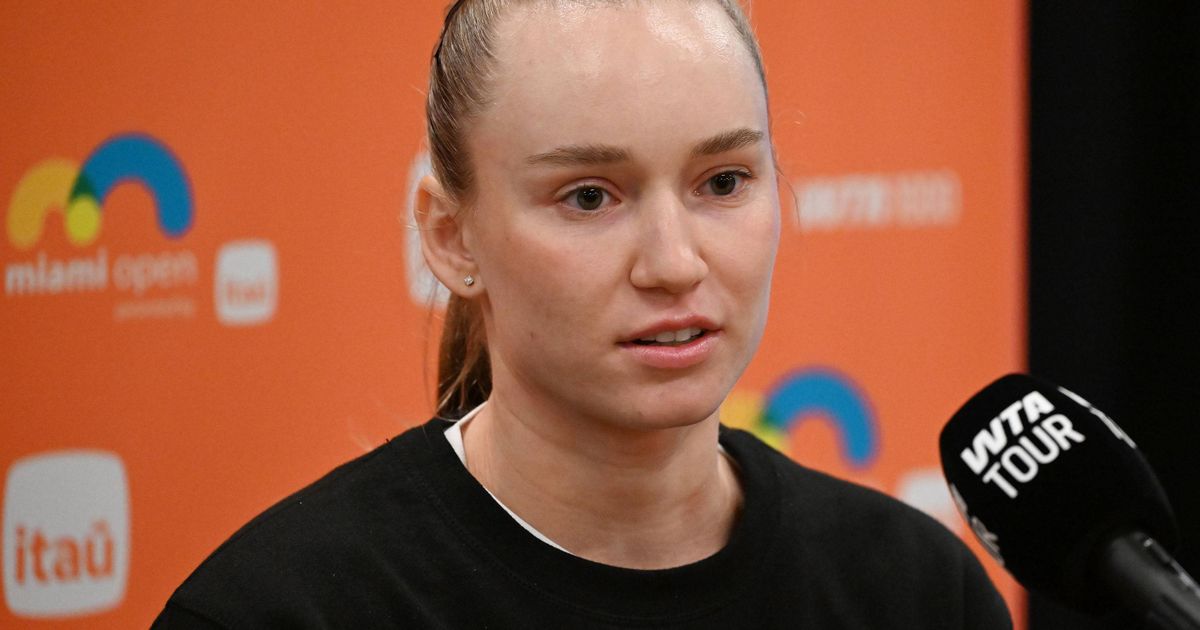 “Unfortunately, Elena can’t participate”: Rybakina withdraws from ...
