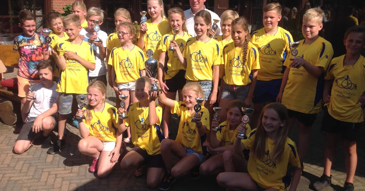 Mariaschool uit Reutum wint gemeentelijke klootschietkampioenschap