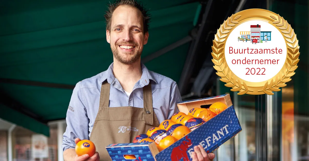 Groentehal Oosterik verkozen tot Buurtzaamste Ondernemer 2022