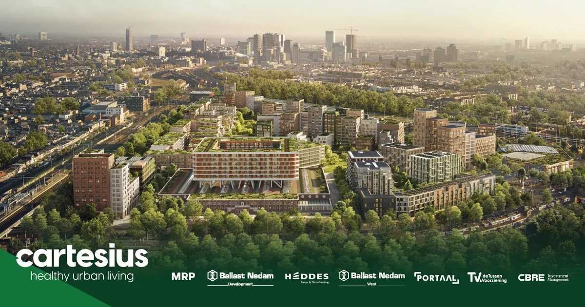 Start bouw van de eerste 165 sociale huurwoningen in Cartesius