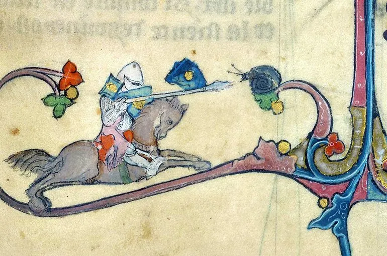 Verliefde ridders en vechtende slakken in digitale tentoonstelling 'De ...