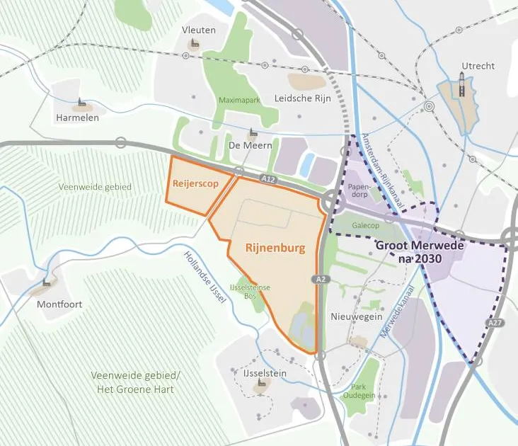 Grondeigenaren Rijnenburg investeren in Merwedelijn
