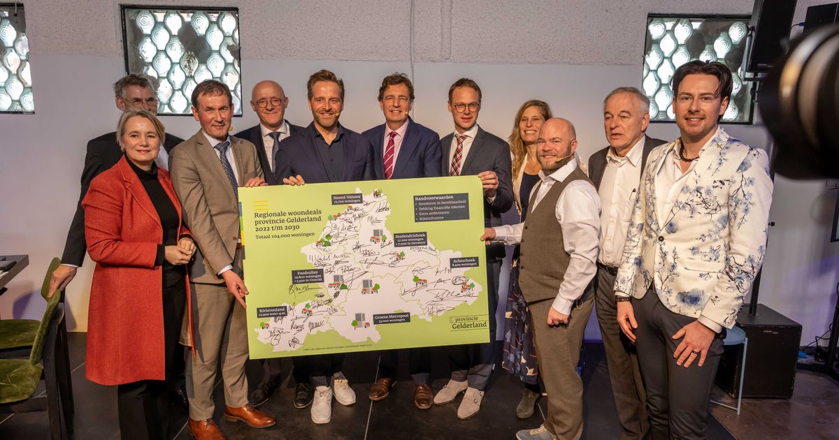 Woondeal bouw 25.000 woningen in Regio Foodvalley