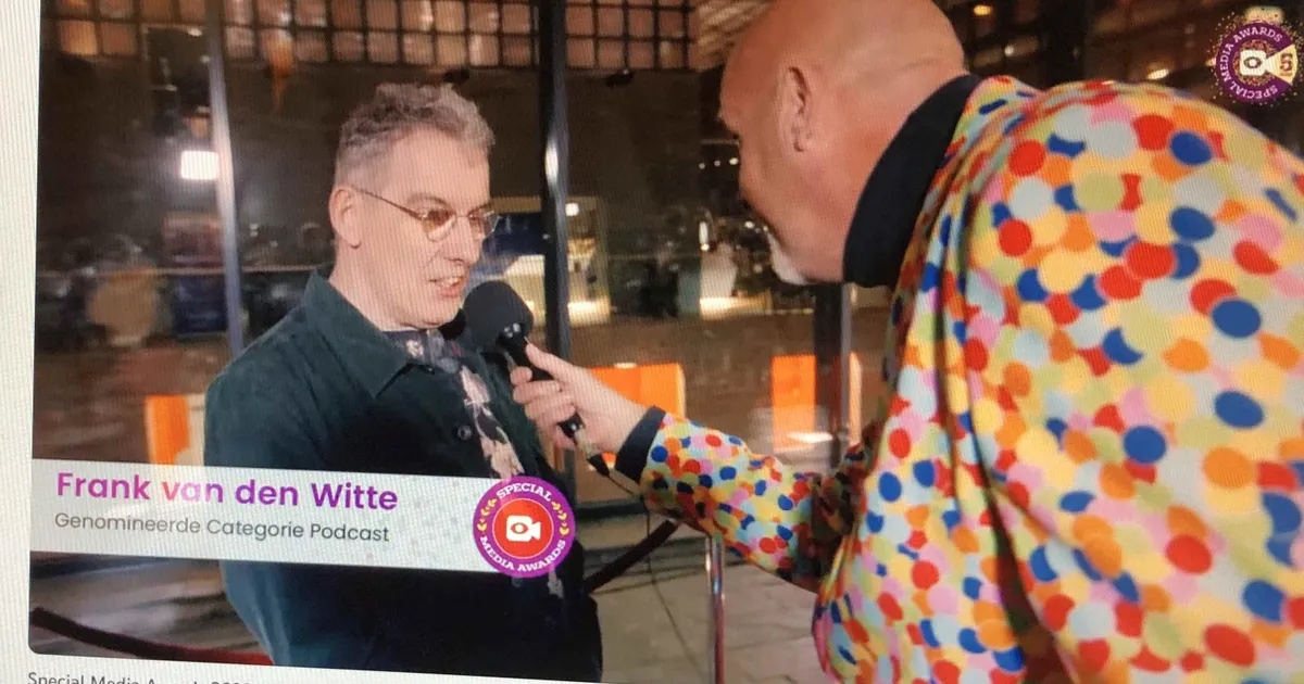 Veldhovenaar Frank van den Wittenboer op de rode loper