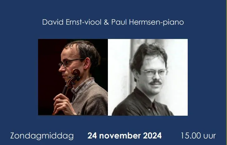 David Ernst en Paul Hermsen treden op in Immanuelkerk in Veldhoven