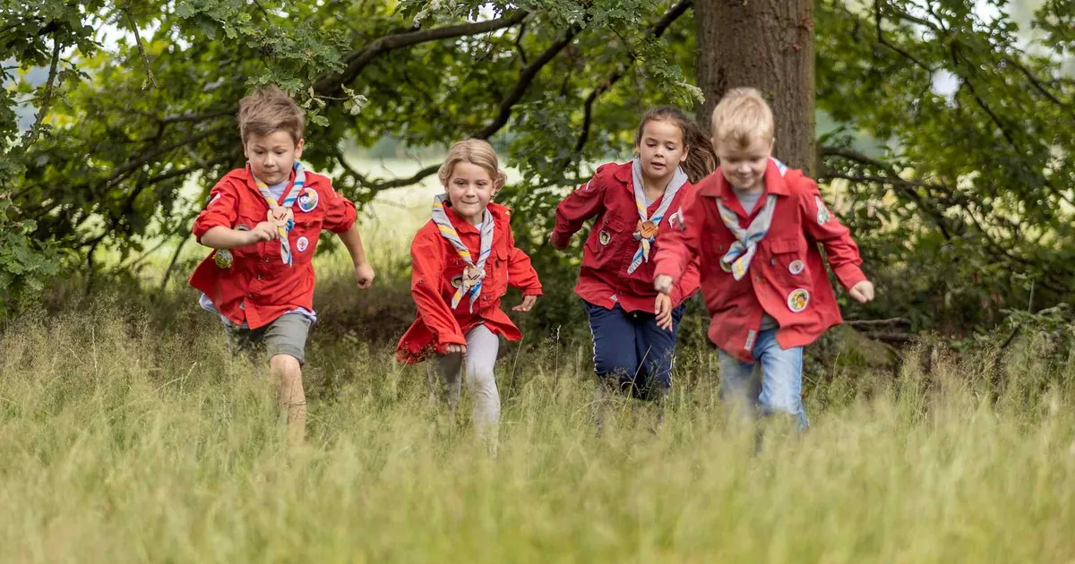 Scouting in Veldhoven op multitouchtable in bibliotheek