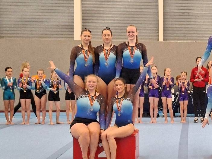 Dames turnen GV Voorwaarts met zilver terug uit Deurne