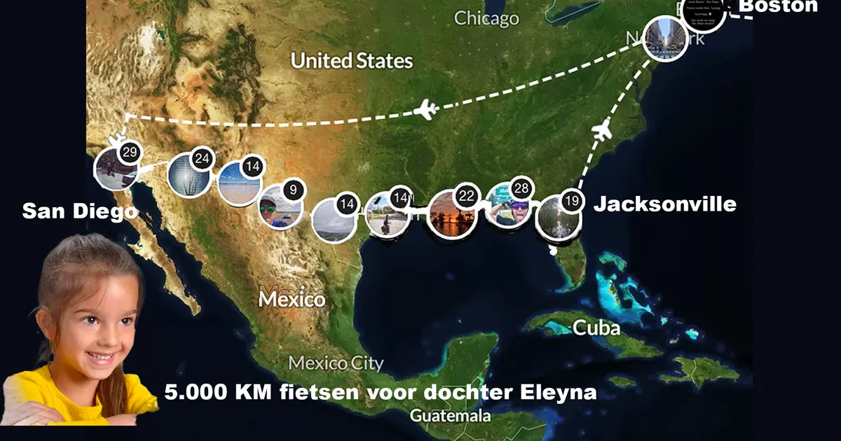 Tim Schroeder terug op Neerlands bodem na 5.000 KM fietsen in The USA