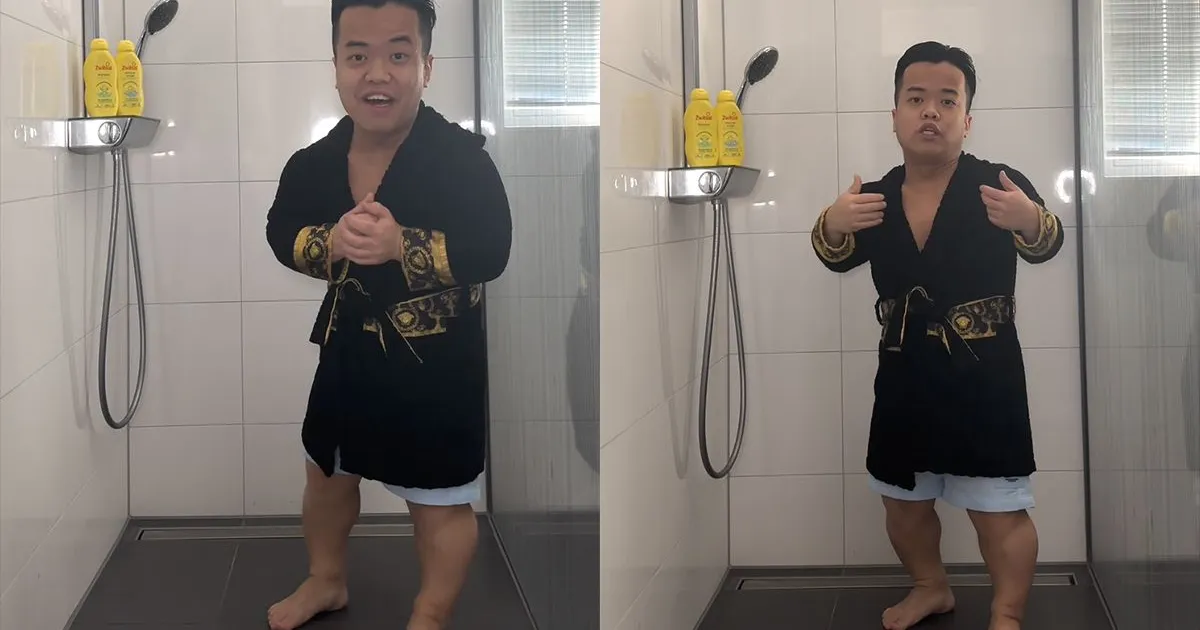 Midgotto legt uit hoe hij onder de douche gaat