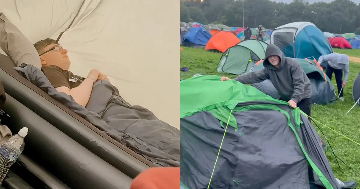 Camping Creamfields was een uitdaging