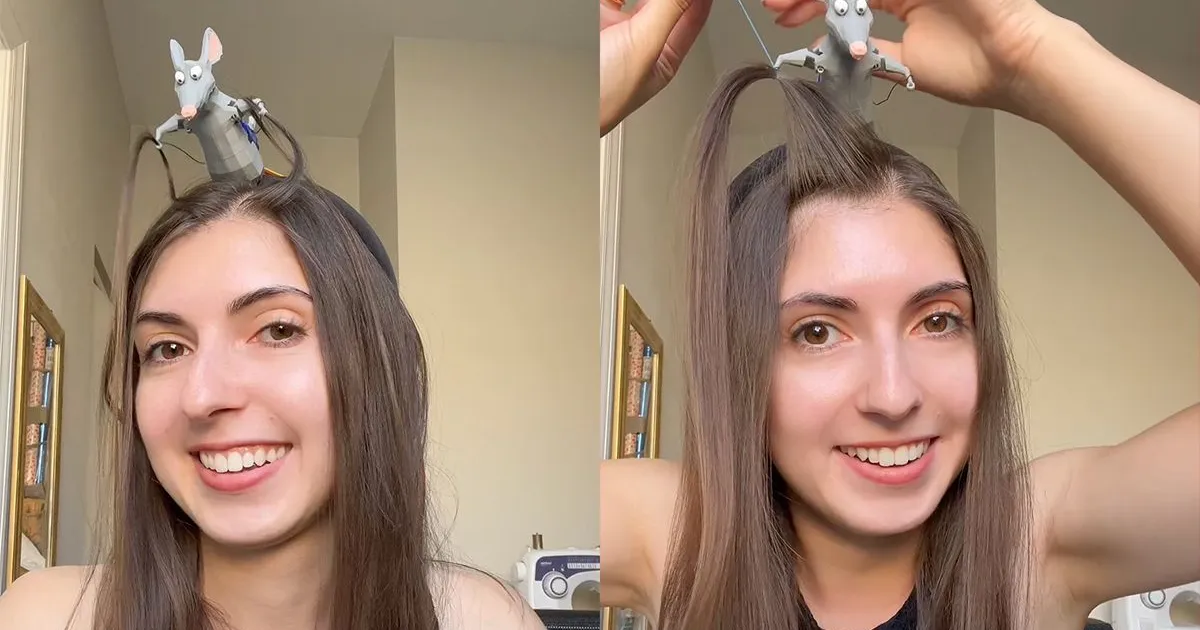 Christina maakt haar eigen robot Ratatouille Remy